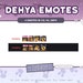Genshin Impact Dehya Emote Set for Twitch/discord Custom Twitch Emotes ...