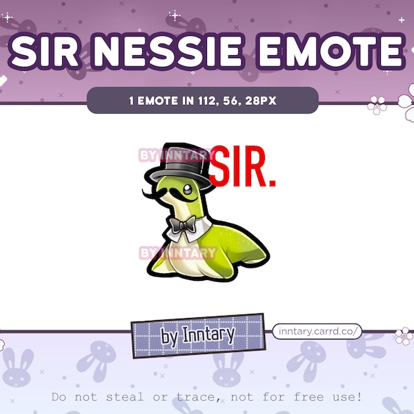 Nessie APEX LEGENDS EXCITED Emote for Twitch/discord Custom Twitch ...