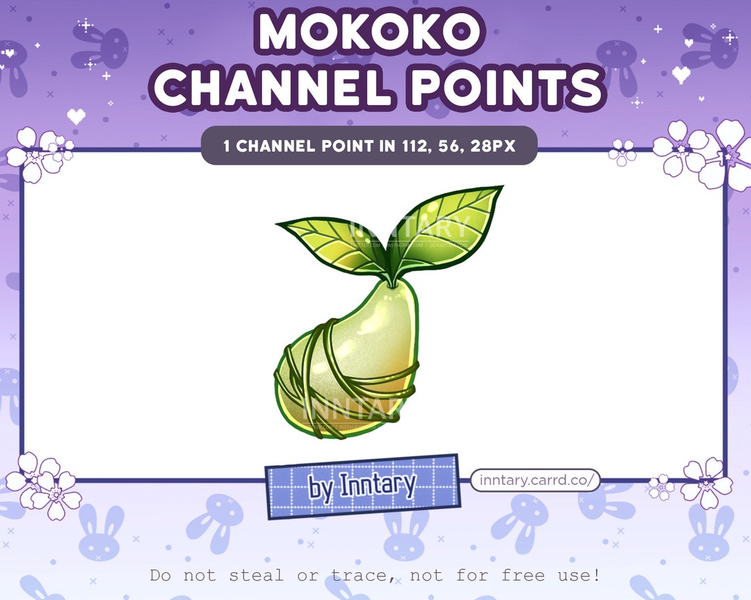 Mokoko Seed Channel Points for Twitch | Cute Twitch Emotes | Stream ...