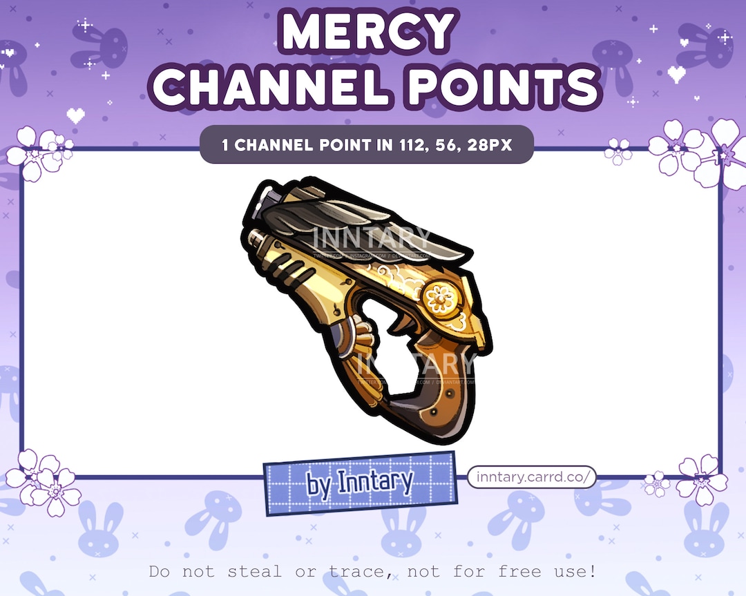 Overwatch 2 Mercy Gun Channel Points for Twitch | Cute Twitch Emotes ...