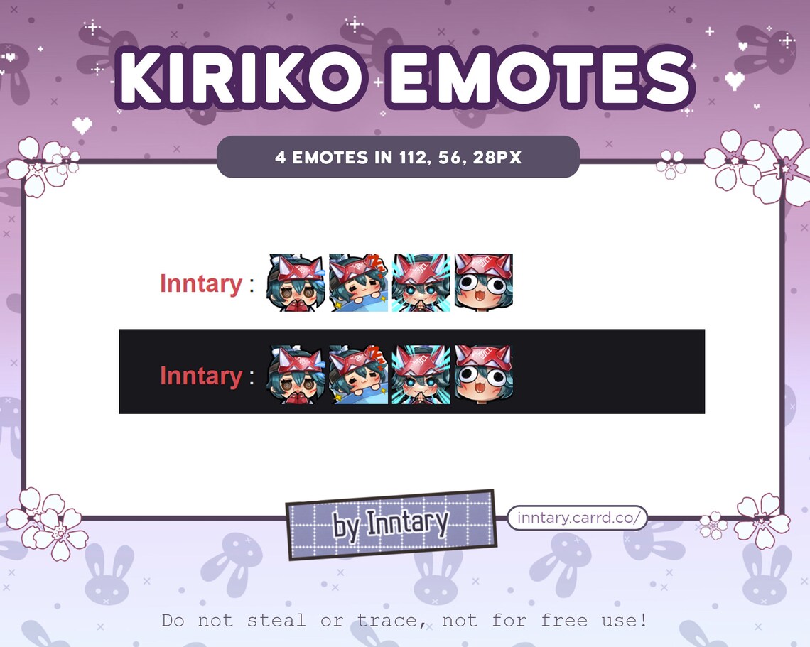 Overwatch 2 Kiriko Emote Set for Twitch/discord Custom Twitch Emotes ...