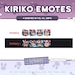Overwatch 2 Kiriko Emote Set for Twitch/discord | Custom Twitch Emotes ...