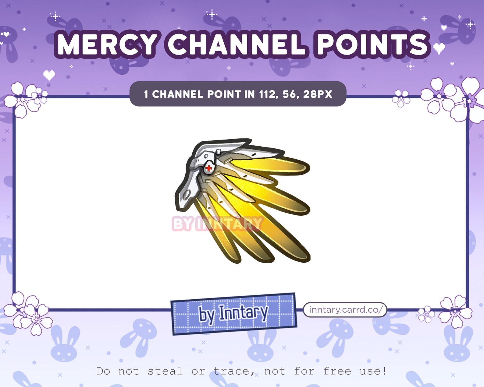 Overwatch 2 Mercy Wing Channel Points for Twitch | Cute Twitch Emotes ...
