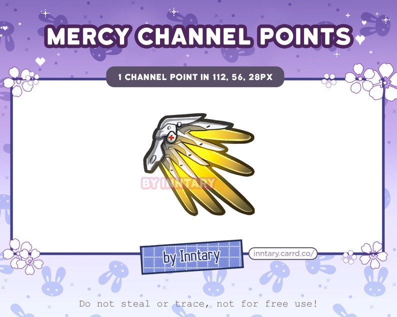 Overwatch 2 Mercy Wing Channel Points for Twitch | Cute Twitch Emotes ...