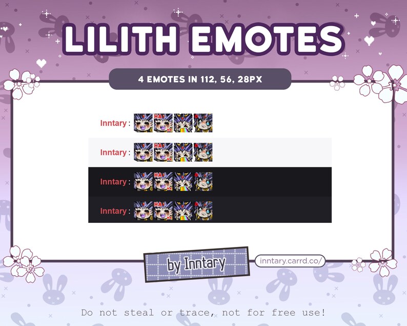 Diablo 4 Lilith Emote Set for Twitch/discord | Custom Twitch Emotes ...