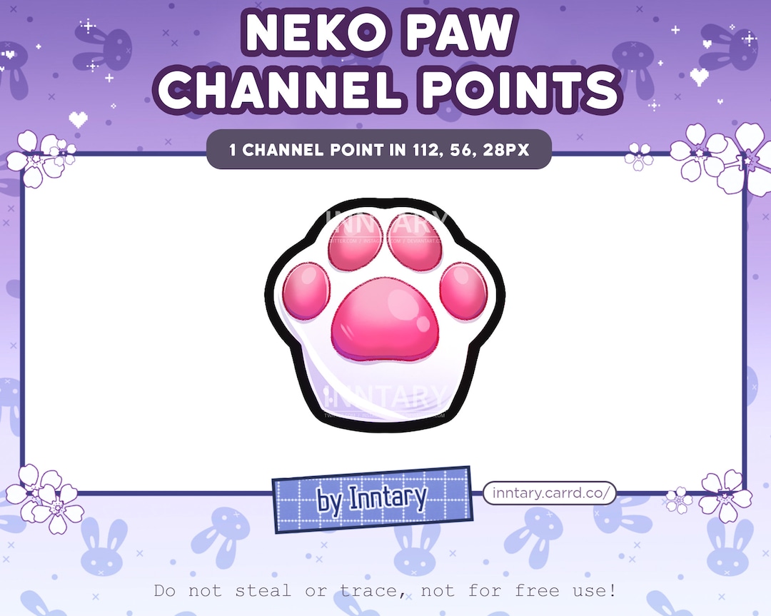 Cat Dog Paws Channel Points for Twitch | Cute Twitch Emotes | Stream ...