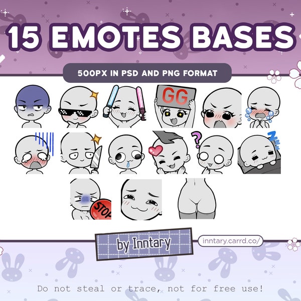Custom Emotes Base - Etsy