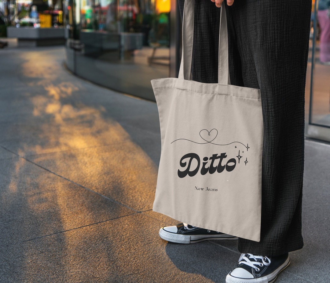 New Jeans Ditto Tote Bag New Jeans Merch Kpop Tote Bag - Etsy