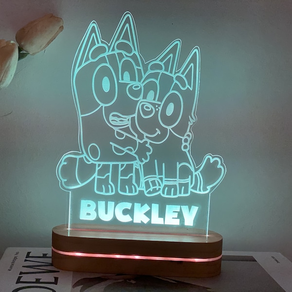 Bluey Led Night - Etsy