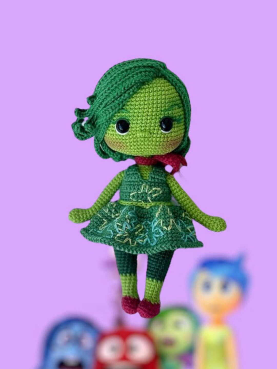 Amigurumi Disgust Doll ,crochet Plush Gifts , Finished Doll Gift for ...