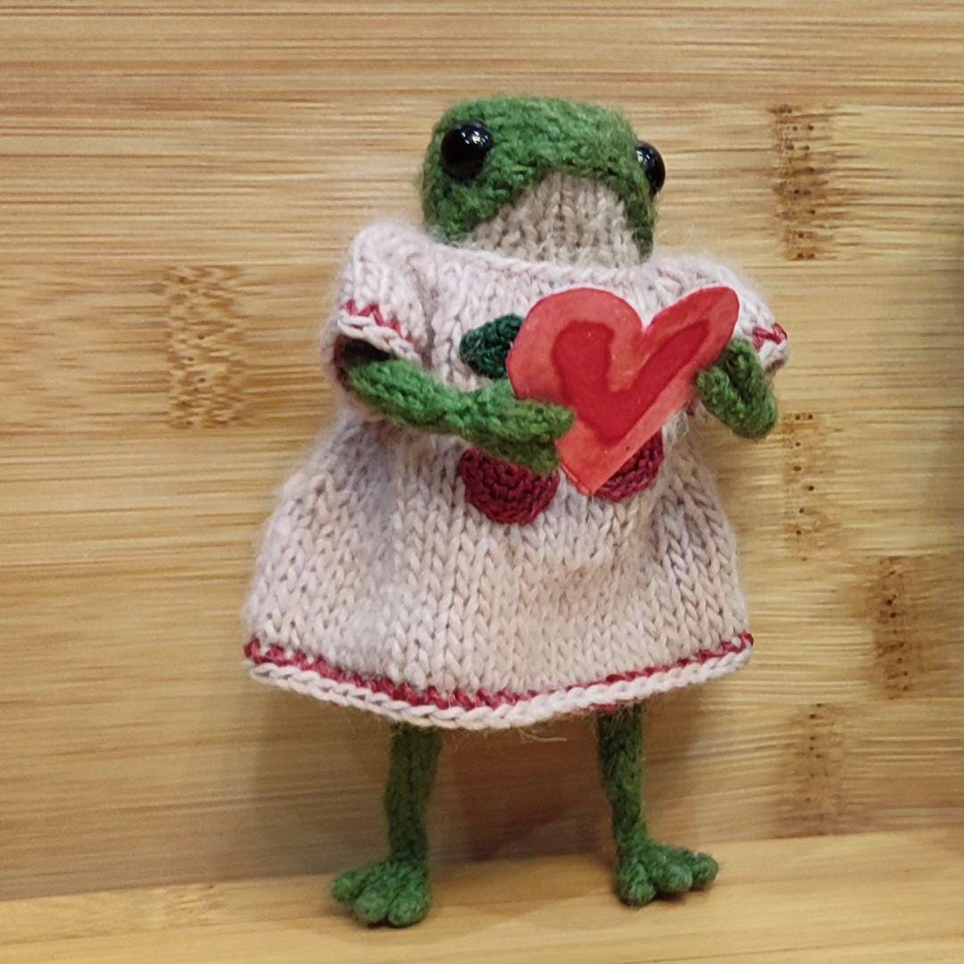 Knitted Frog, Frog and Toad, Frog Plush, Custom Frog, Knitted Frog ...
