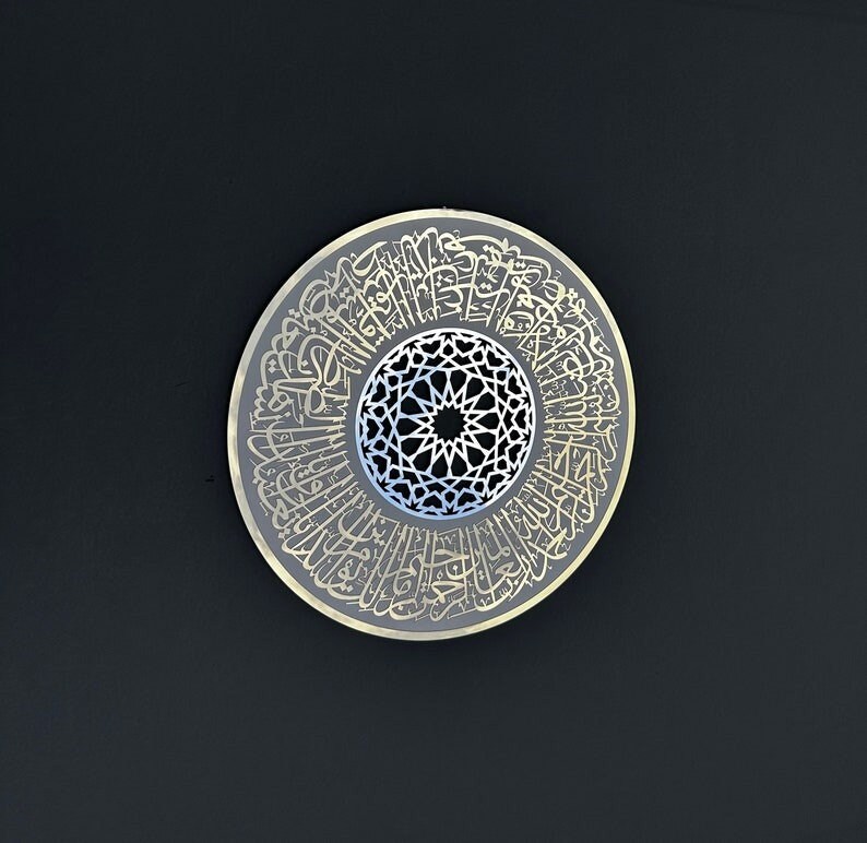 Surah Al Fatiha Wall Art, Islamic Wall Art, Quran Wall Art, Islamic ...