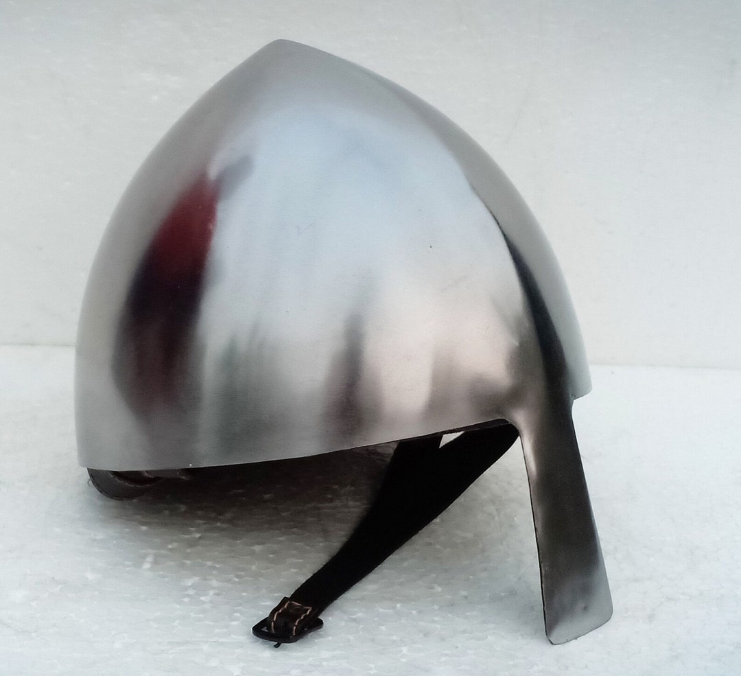 Medieval Nasal Helmet Knight Warrior Costume 18 Gauge - Etsy