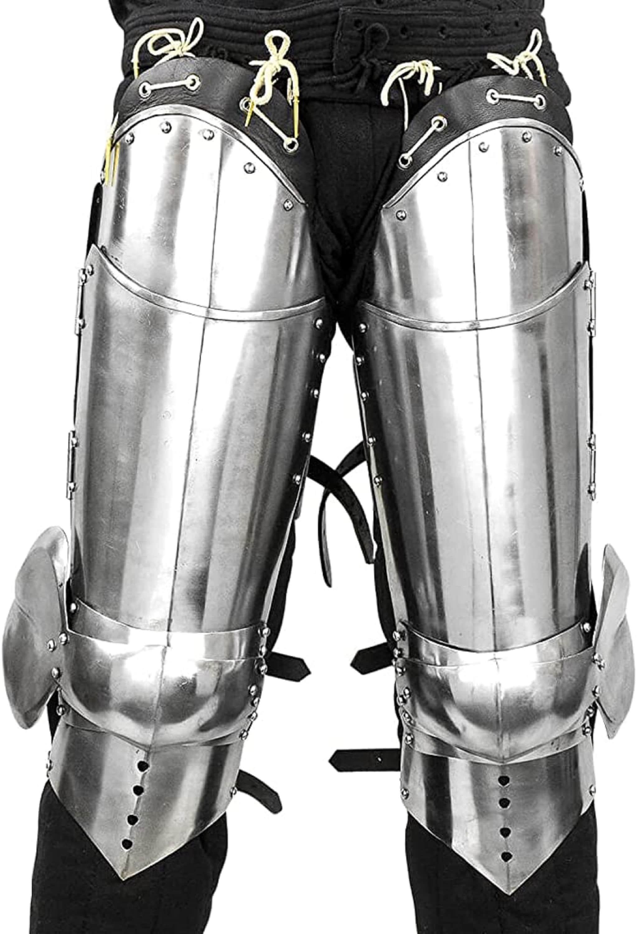 Medieval Steel Knight Leg Armor Set/cuisse and Poleyn 18 - Etsy