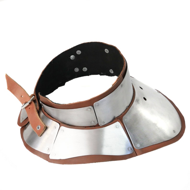 Medieval Warrior Gorget Steel Neck Armour Larp Costume - Etsy