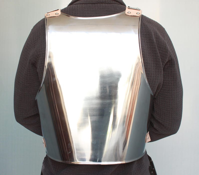 HANDMADE Gothic Body Armour Breastplate Medieval Steel Knight Cuirass ...