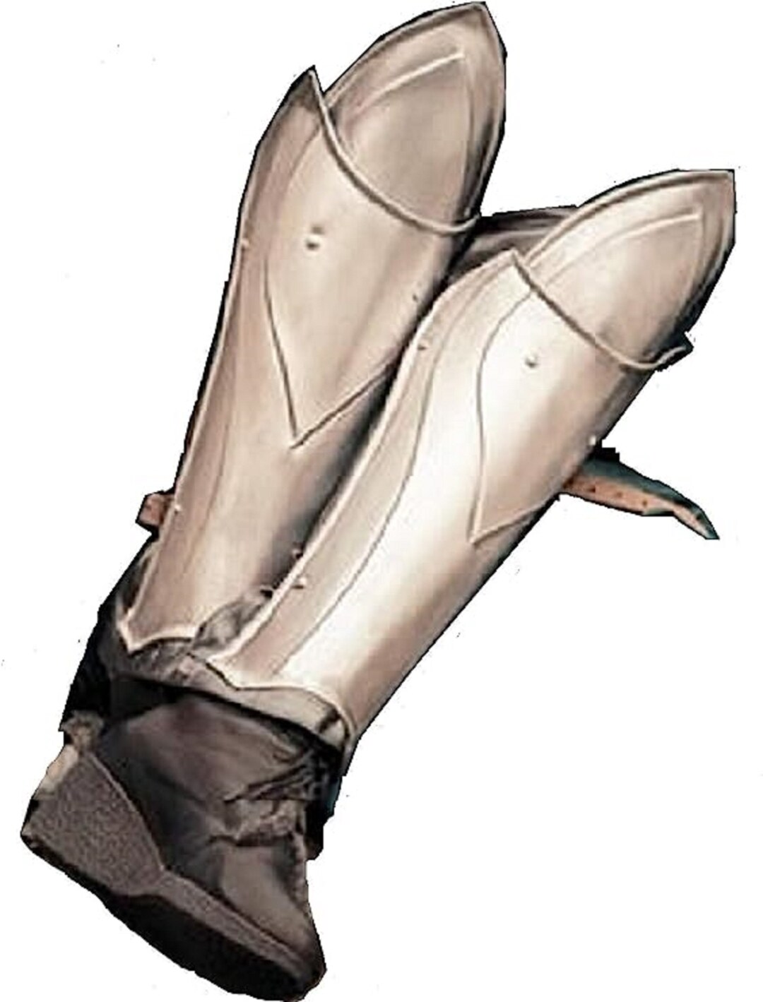 Fantasy Leg Armor Lady Warrior Greaves Iron Princess LARP - Etsy