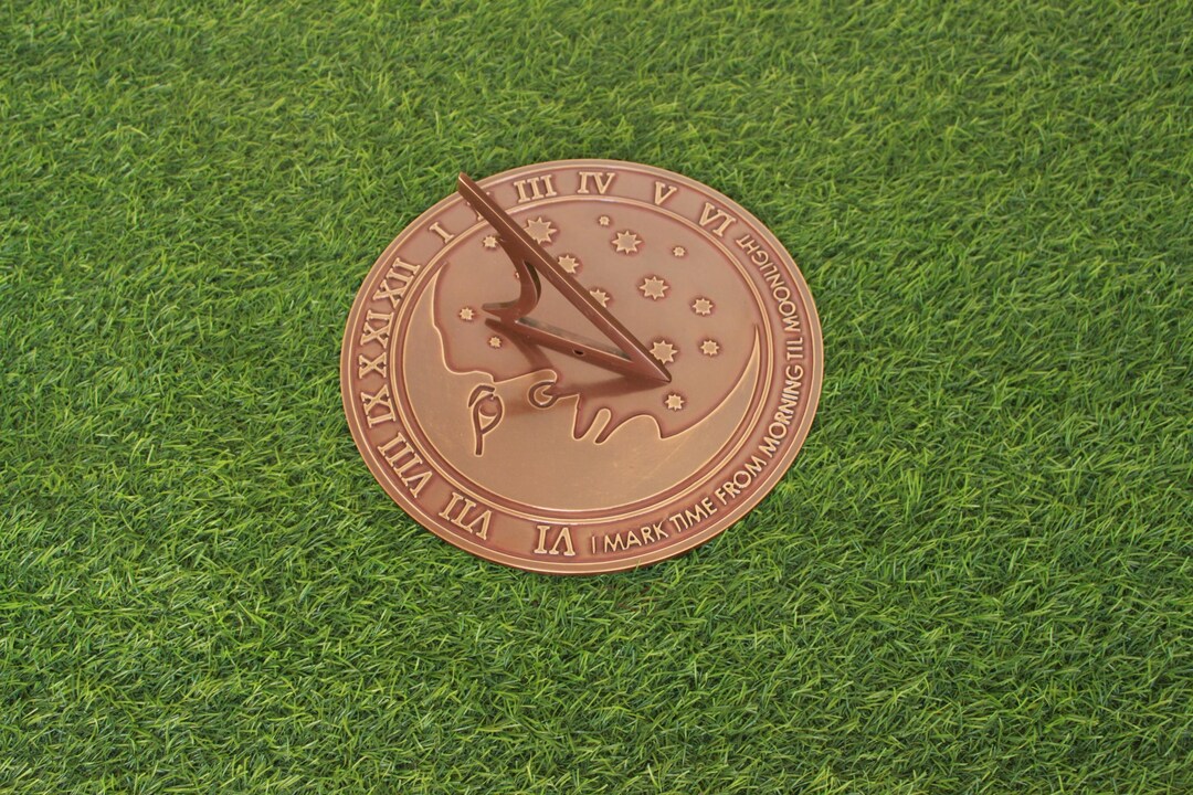 HANDMADE Brass Decorative Moonlight Antique Sundial - Etsy