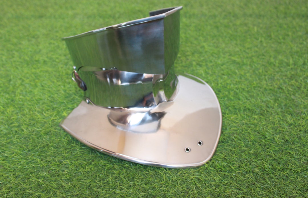 HANDMADE Gorget With Bevor Steel Knight Neck Guard - Etsy