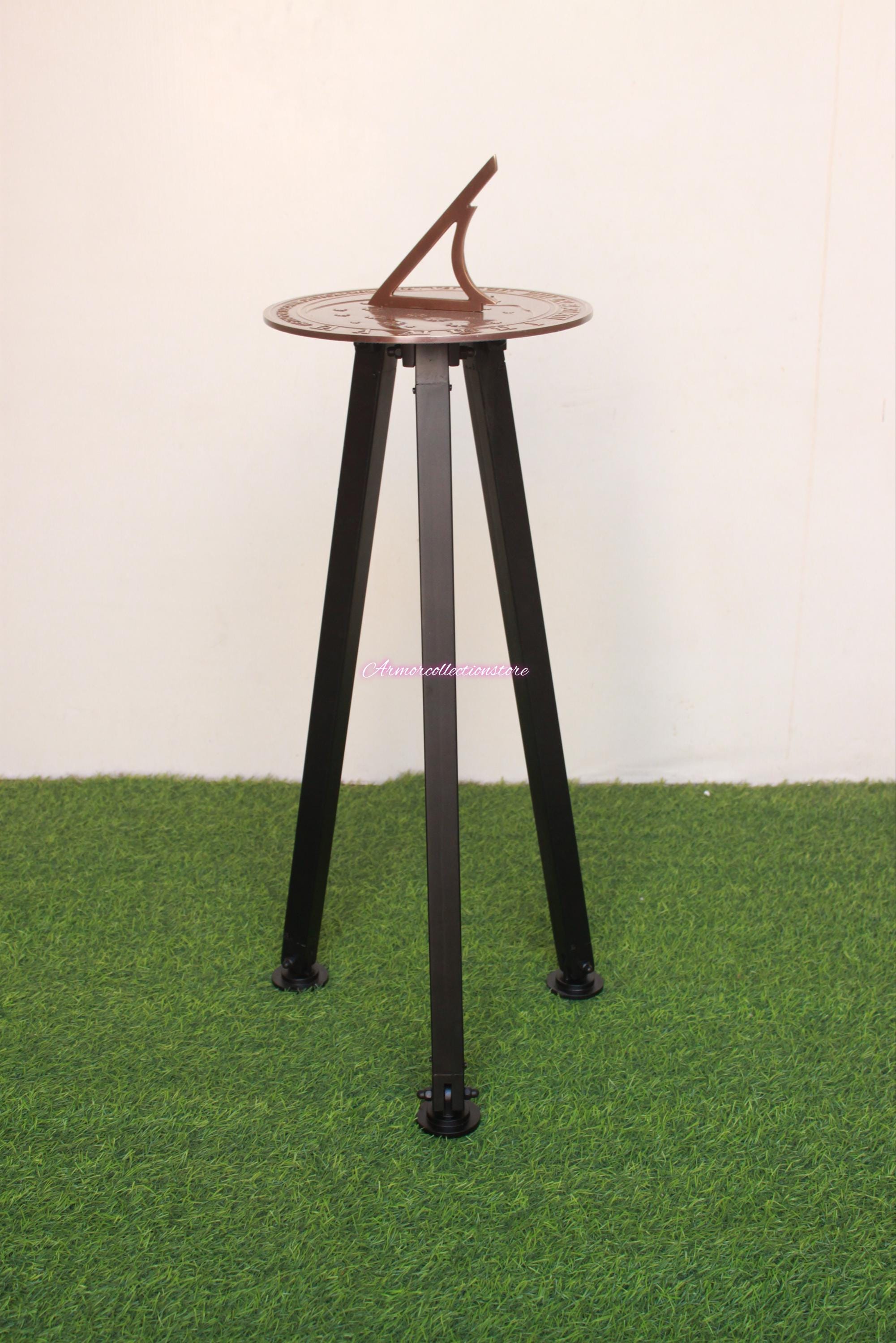 HANDMADE Outdoor Garden Sundial Stand (sundial Not Included) - Etsy
