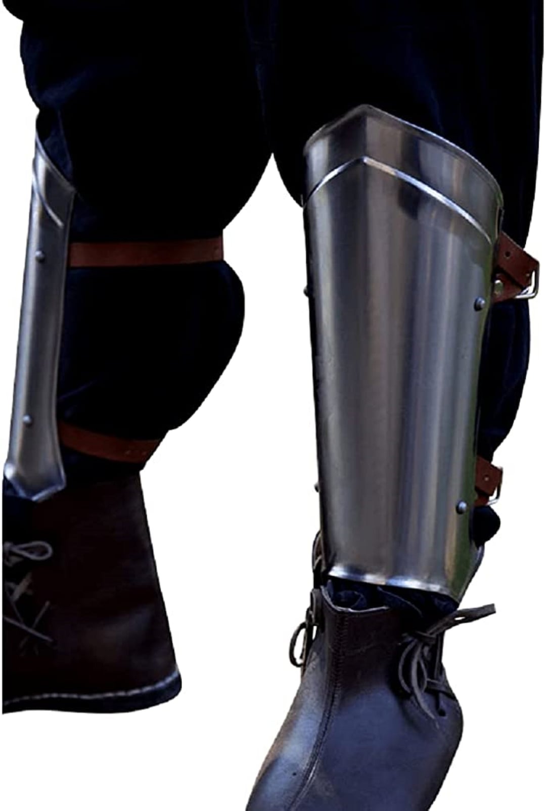 Scout Medieval Leg Guards Steel Greaves LARP Cosplay Armour - Etsy