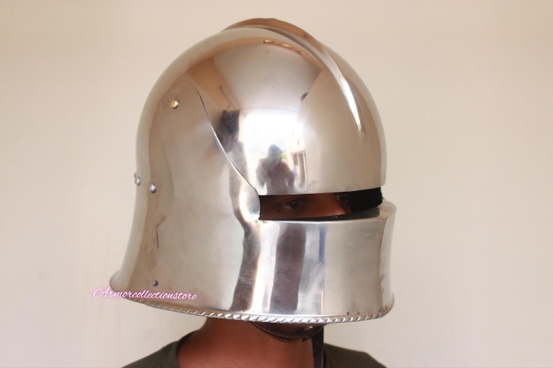 HANDMADE Medieval Gothic Sallet Helmet Historical Reenactment - Etsy