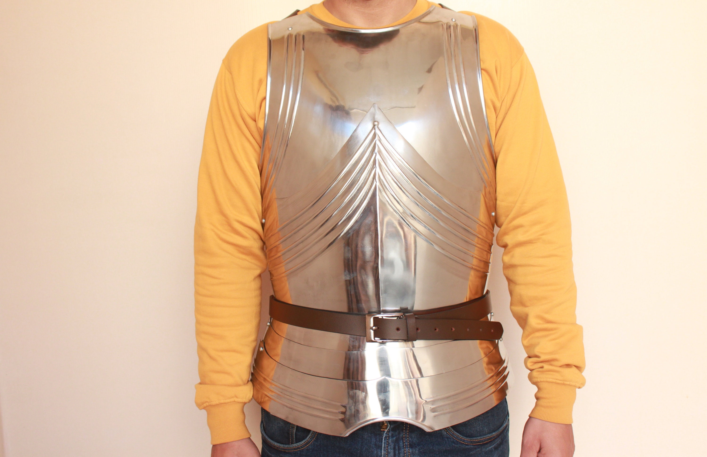 Handmade Breastplate LARP Medieval Steel Armor Cuirass - Etsy