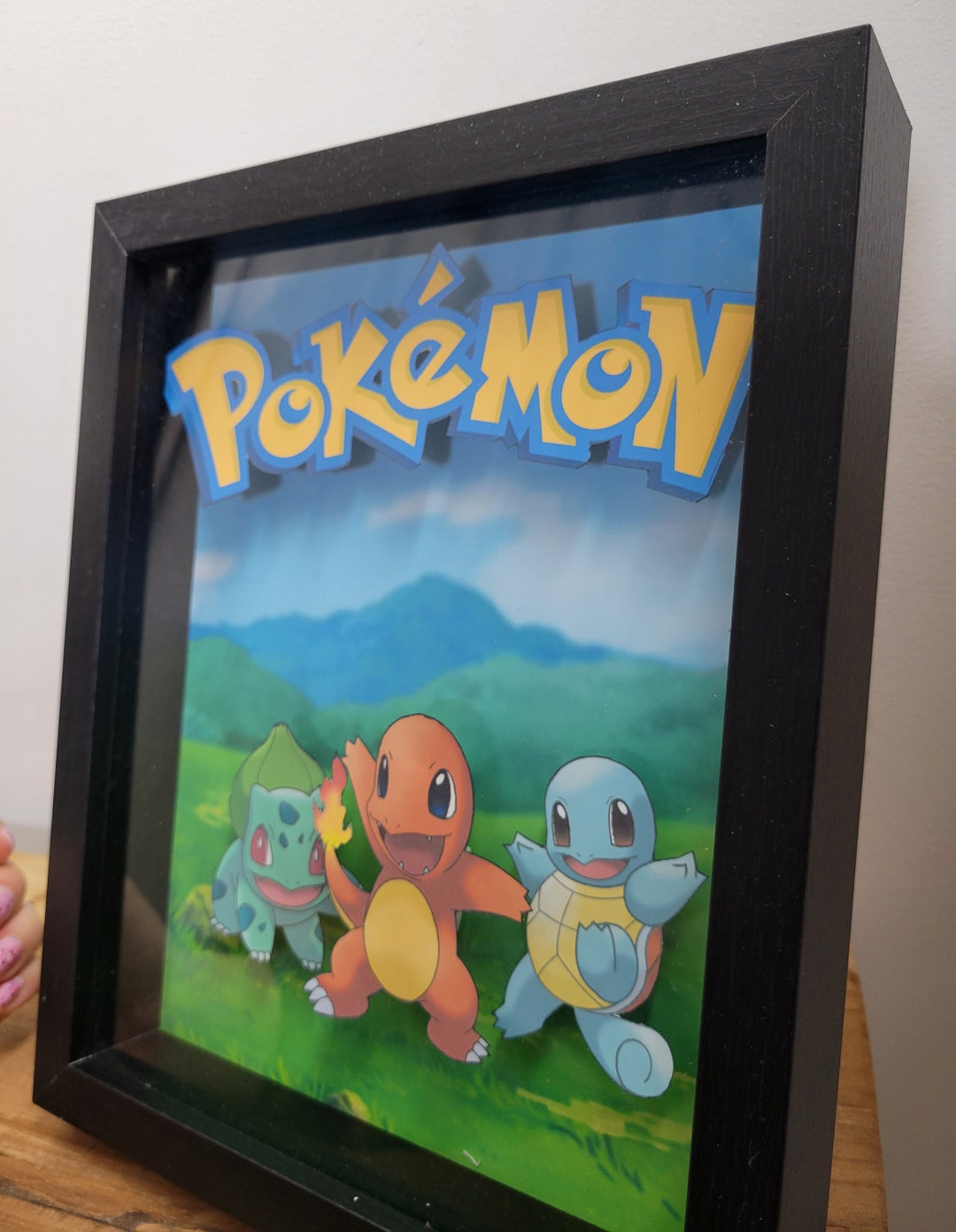 Diorama Frame Pokemon Starters - Etsy