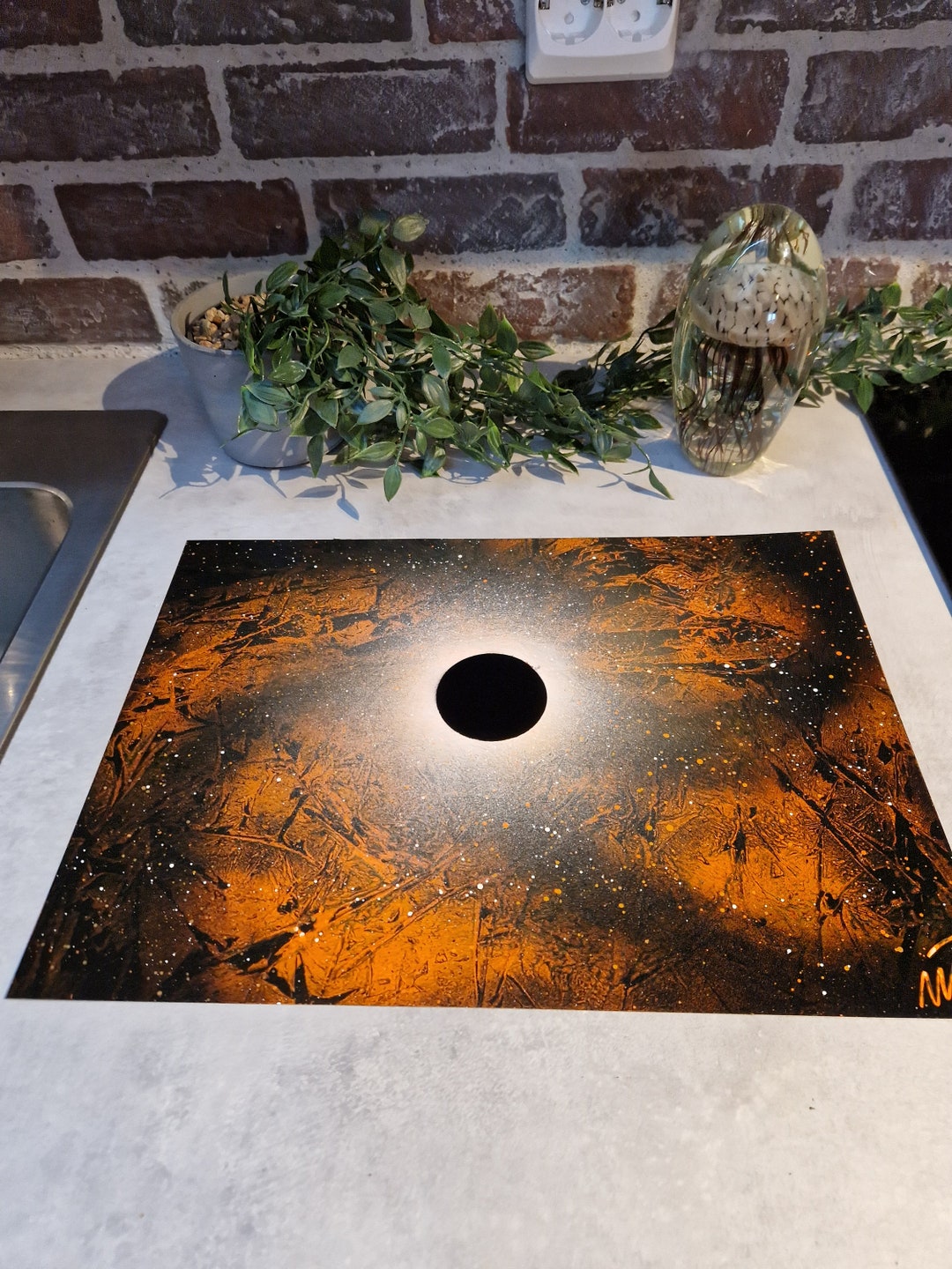 Fiery Black Hole - Etsy