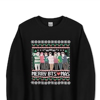 BTS OT7 Christmas Tablecloth, Kpop Christmas Tablecloth, BTS Holiday ...