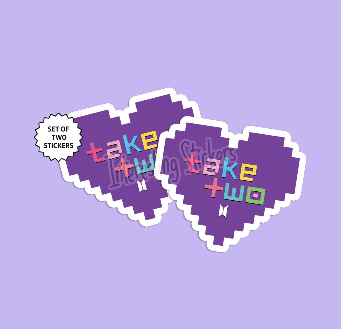 Bts Stickers Stickers Bts Take Two Bts Take Two Sticker - Etsy