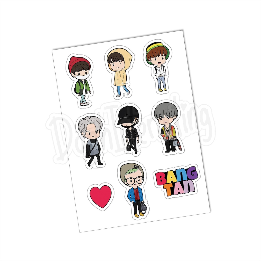 Kpop Stickers, Kpop Stickers Pack, Kpop Stickers for Laptop, Kpop ...