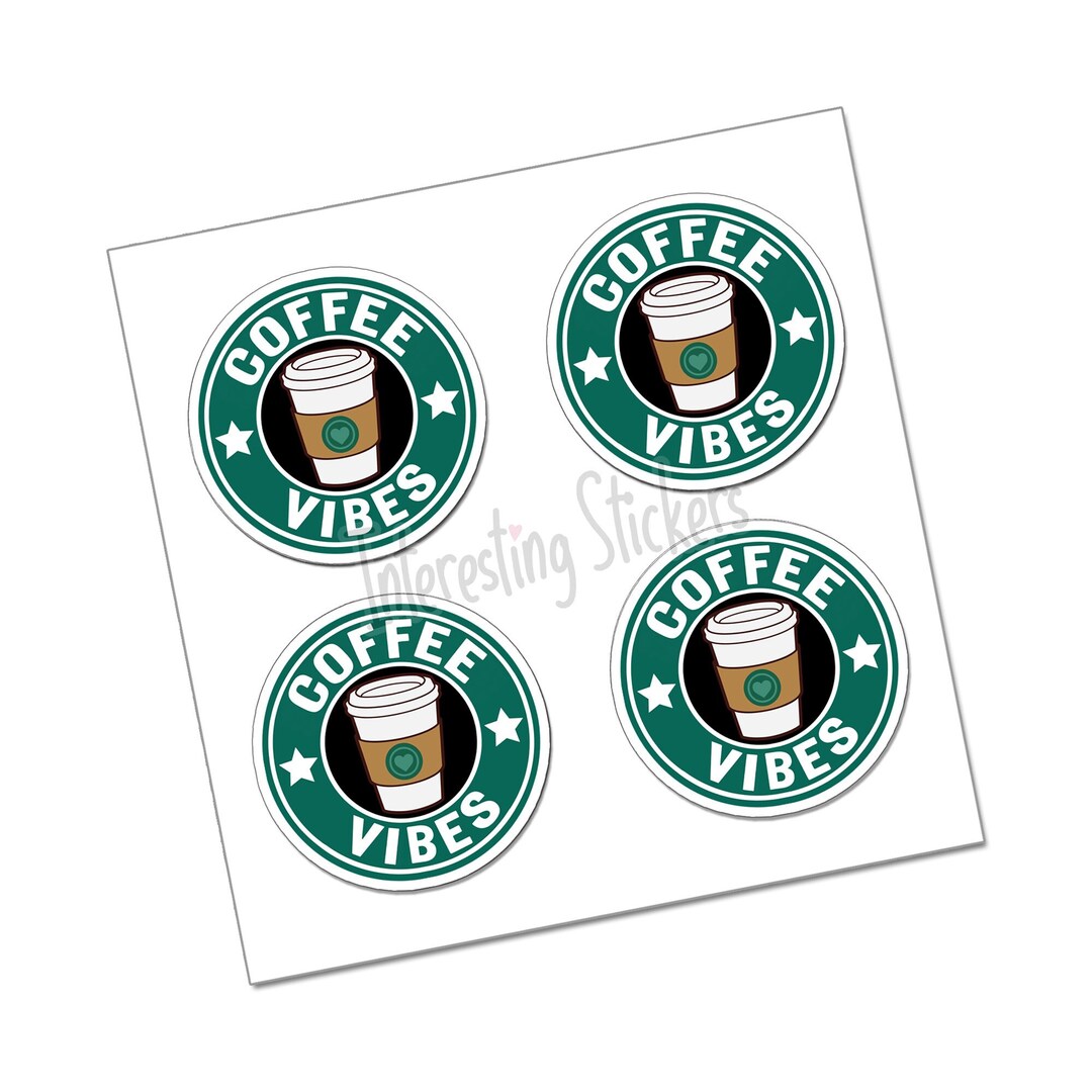 Starbucks Coffee Sticker, Starbucks Sticker, Starbucks Coffee ...