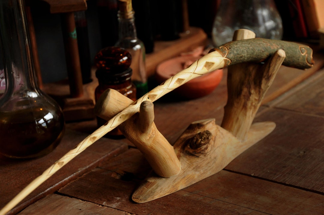 Magic Wand Hand-whittled Beech Tree Wood - Etsy
