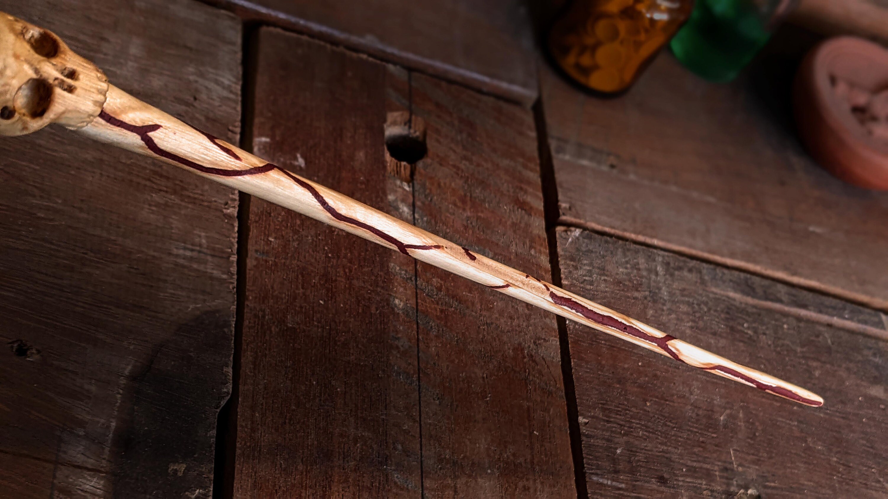 Magic Wand Hand-whittled Beech Tree Wood - Etsy