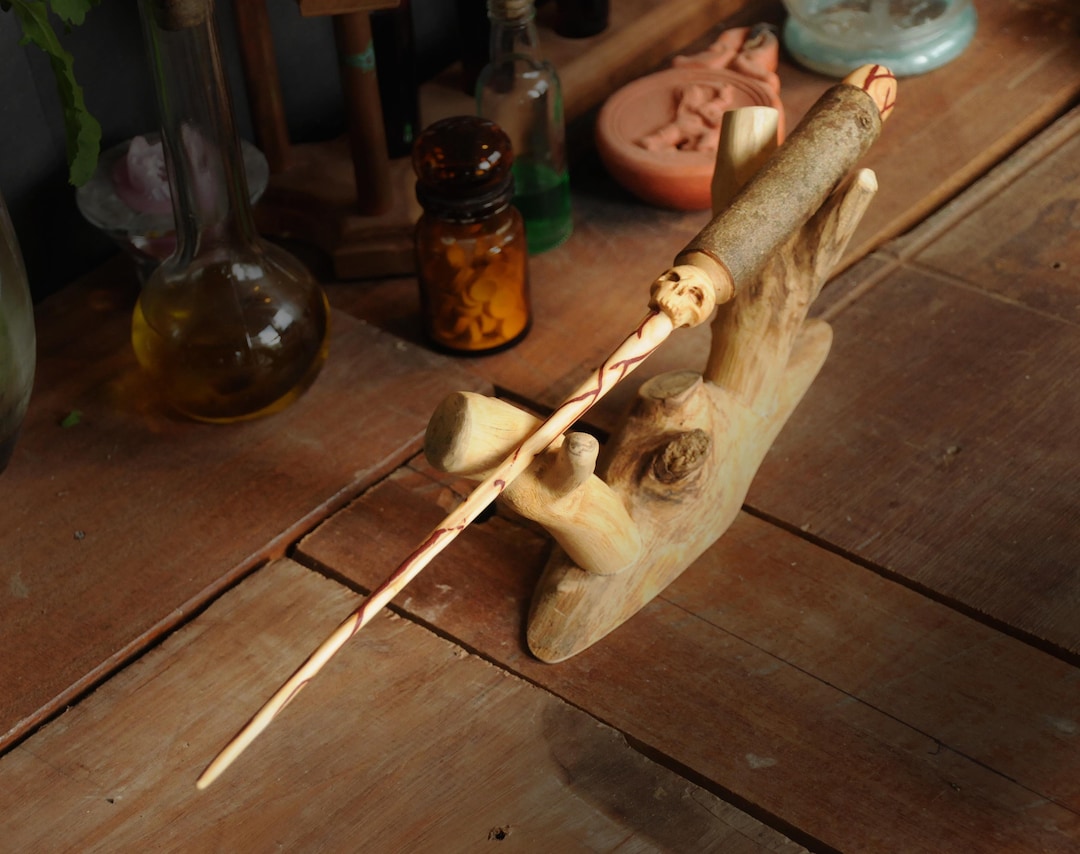 Magic Wand Hand-whittled Beech Tree Wood - Etsy