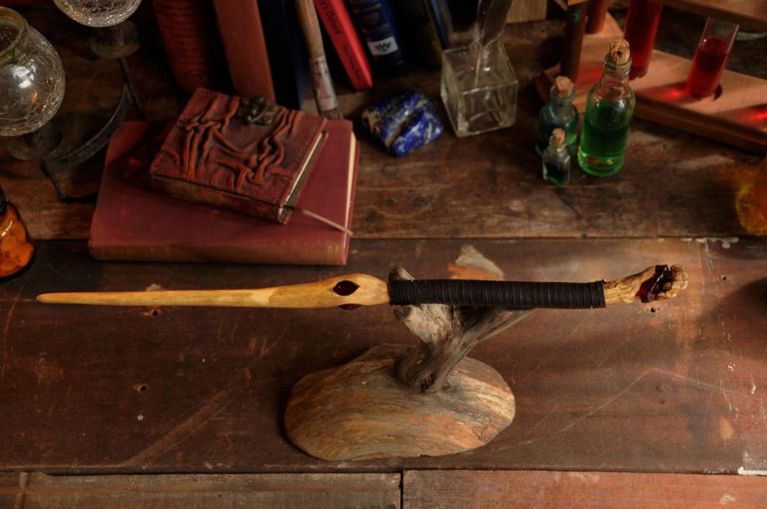 Magic Wand Hand-whittled Elder Wood - Etsy