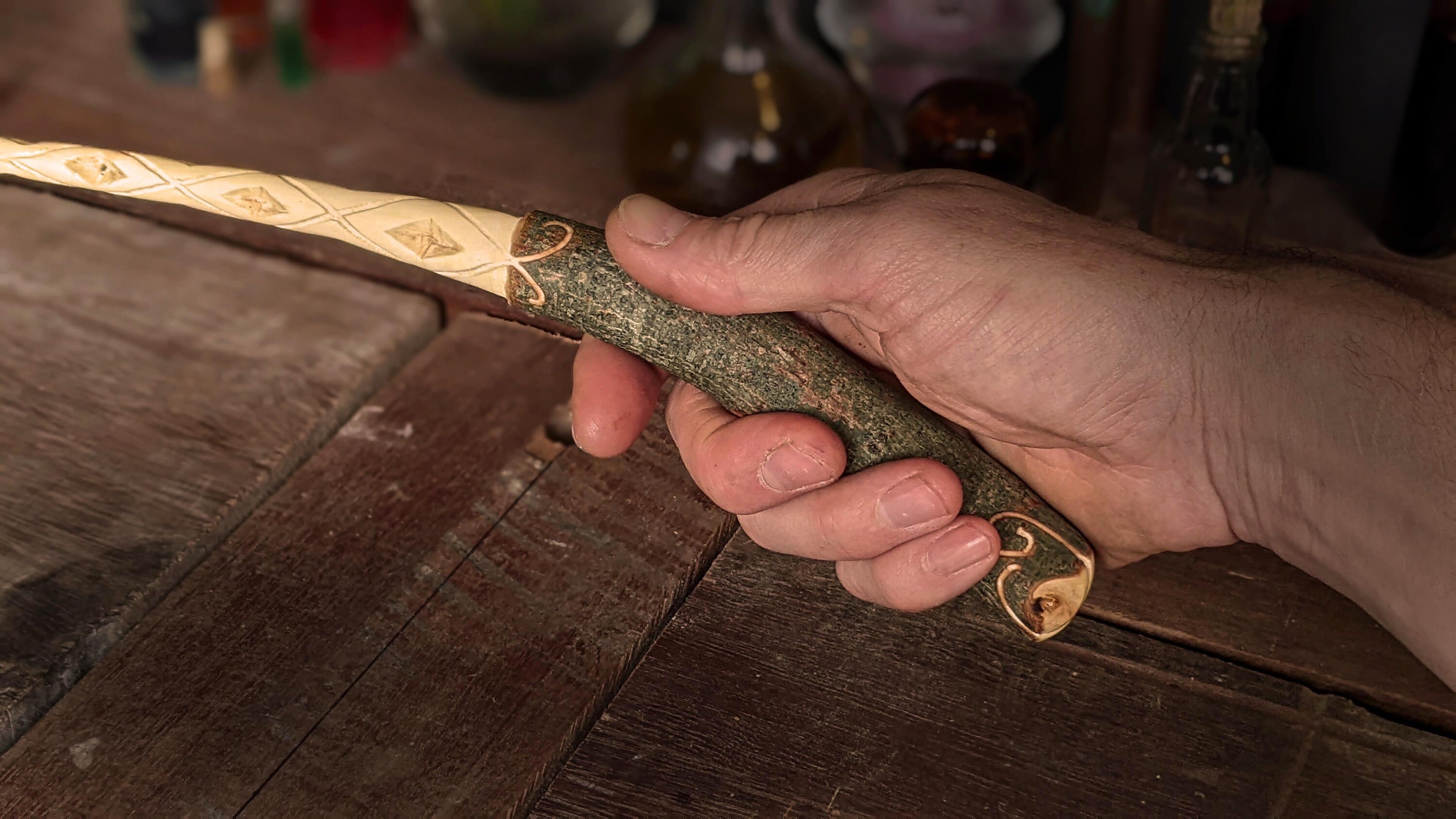 Magic Wand Hand-whittled Beech Tree Wood - Etsy