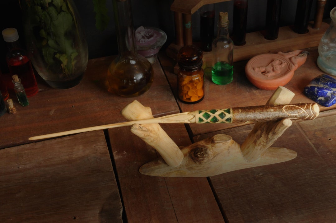 Magic Wand Hand-whittled Beech Tree Wood - Etsy