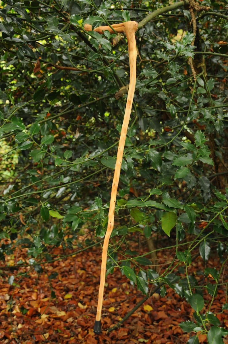Left-handed Blackthorn Walking Stick - Etsy