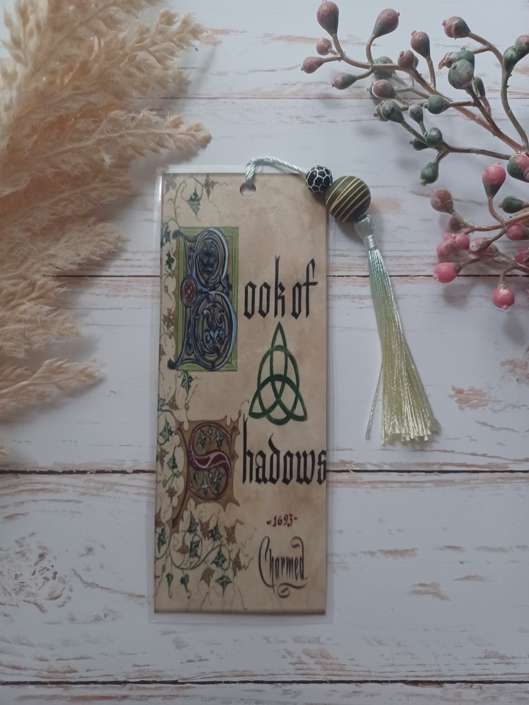 Charmed Book of Shadows Theme Bookmark - Etsy