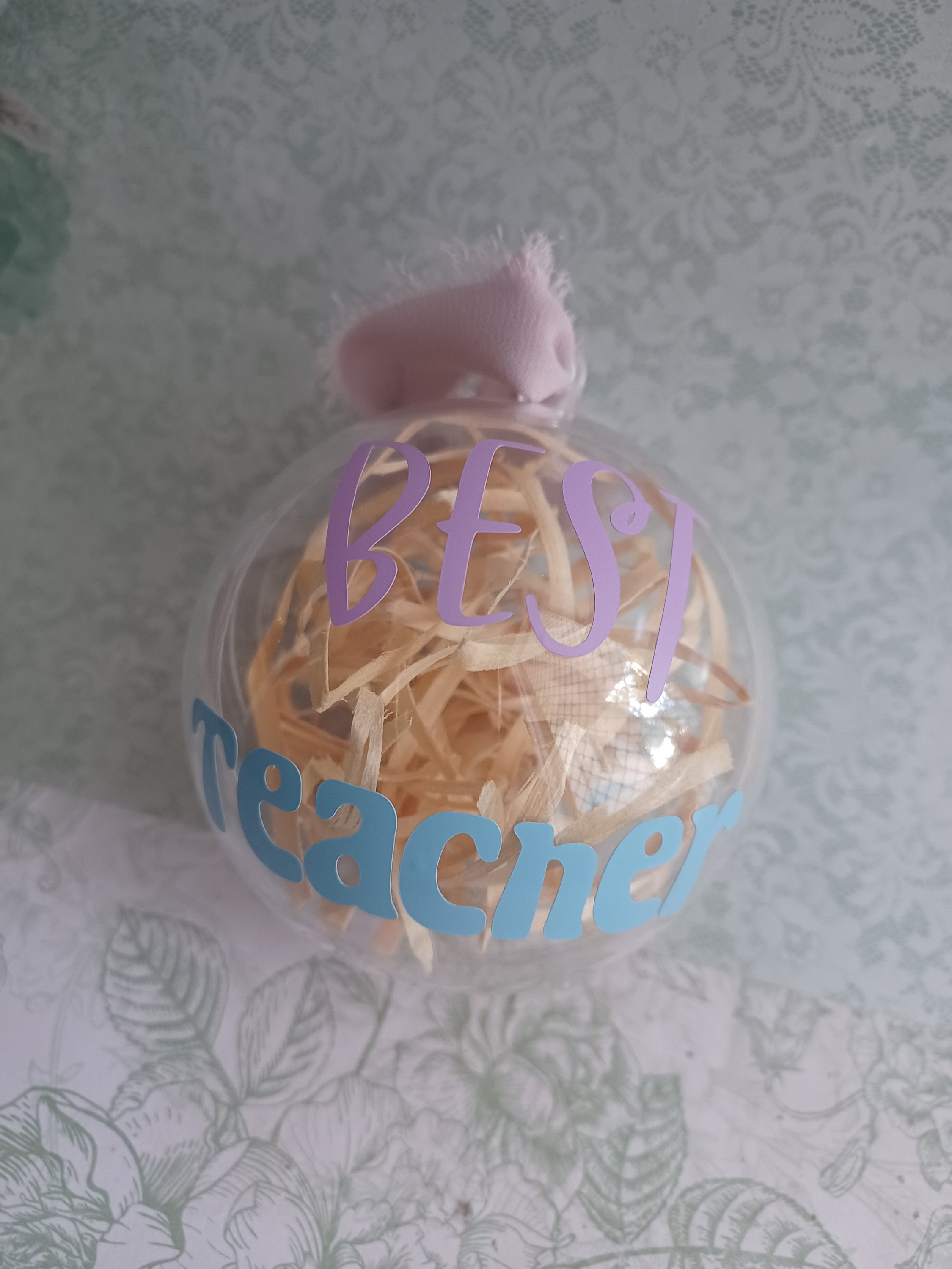 Personalised Fillable Baubles - Etsy