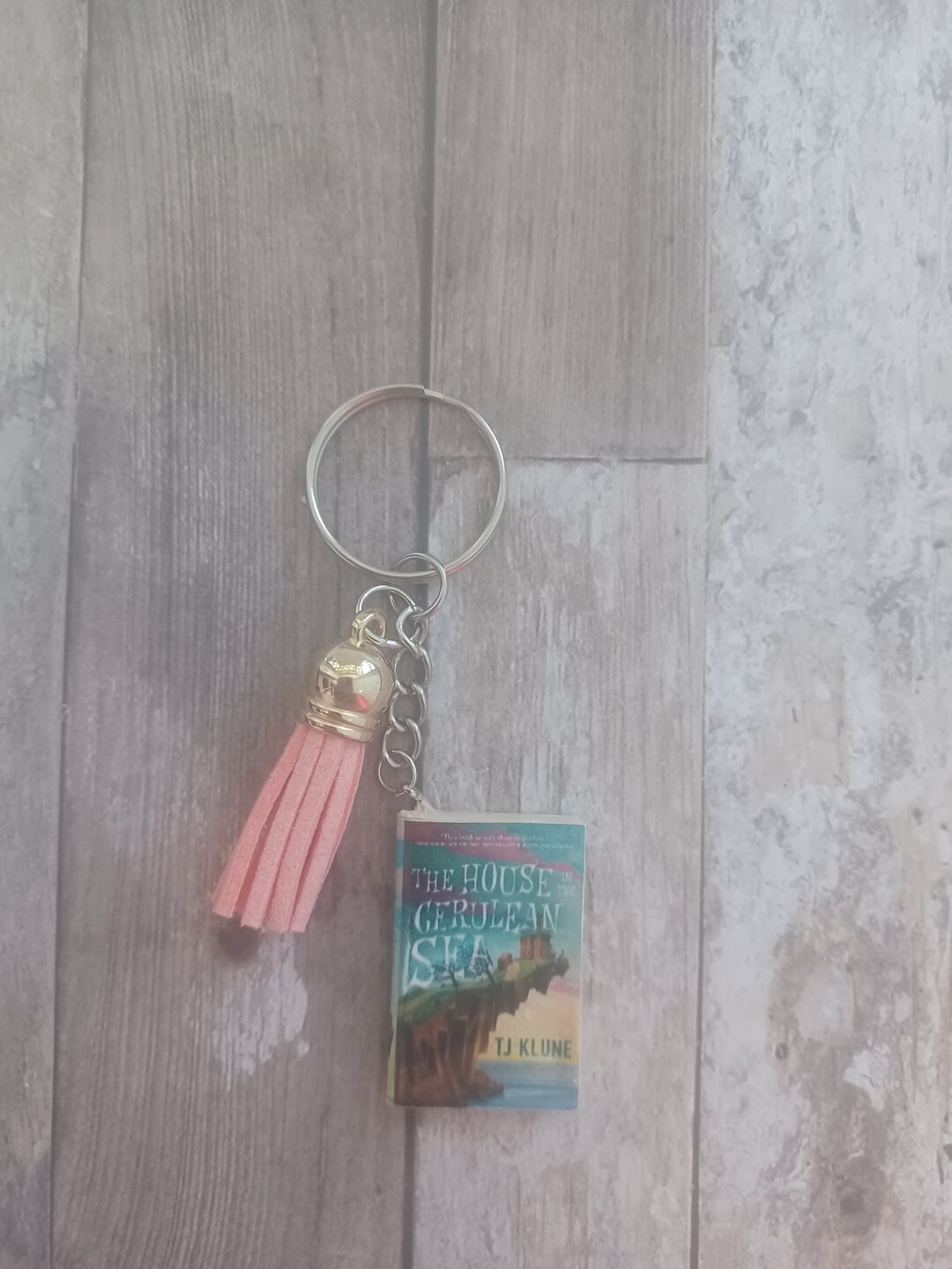 House in the Cerulean Sea Mini Book Key Chain - Etsy