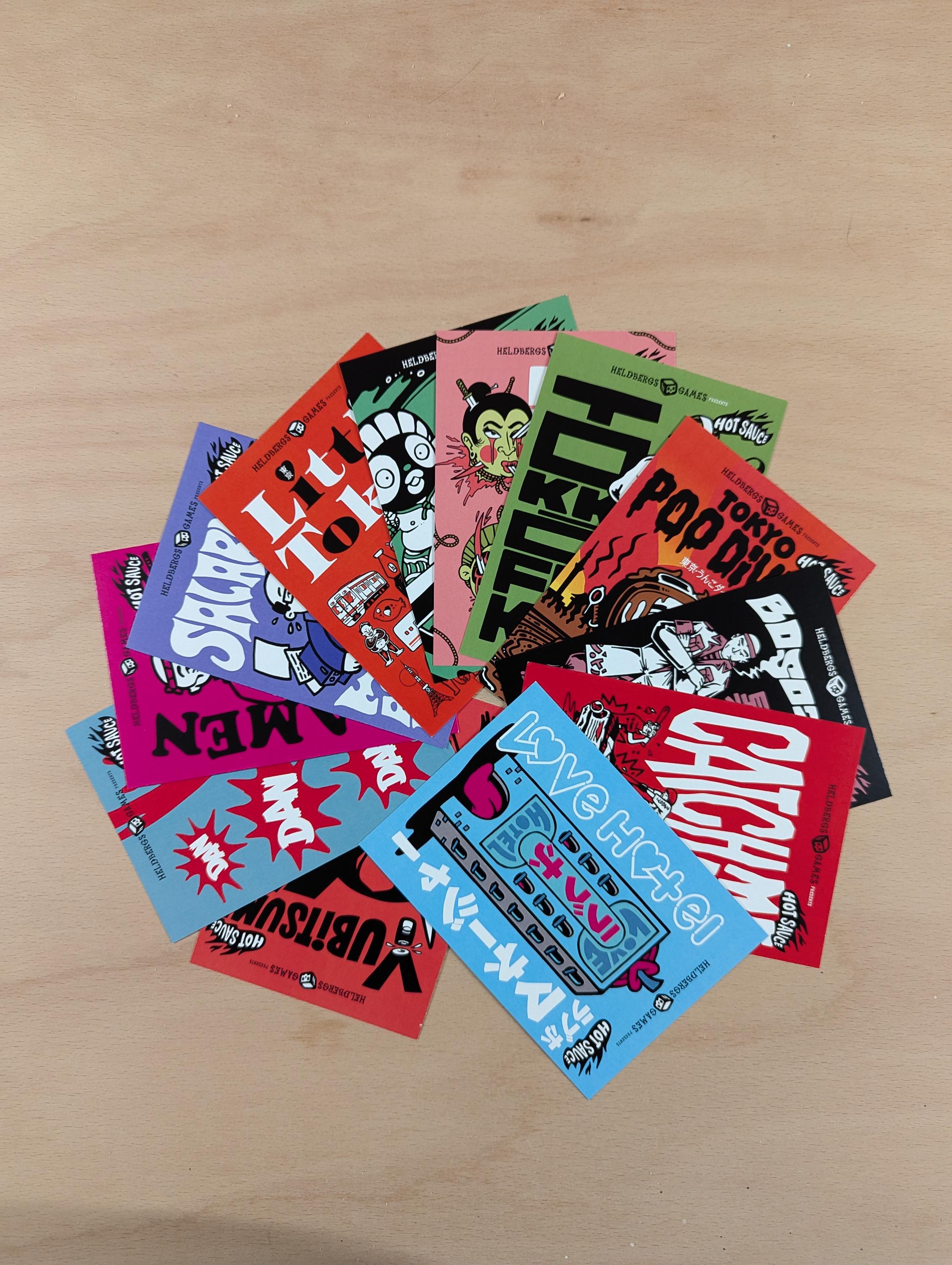 Vintage Postcard Set - Creative Japanese-inspired Designs | Blank Back ...