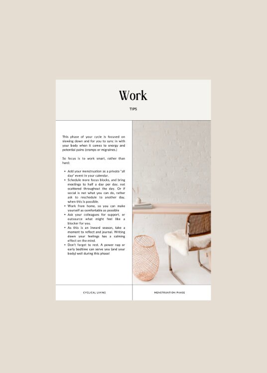 Printable Ebook Cyclical Living Learn to Live in Sync With Your Cycle ...