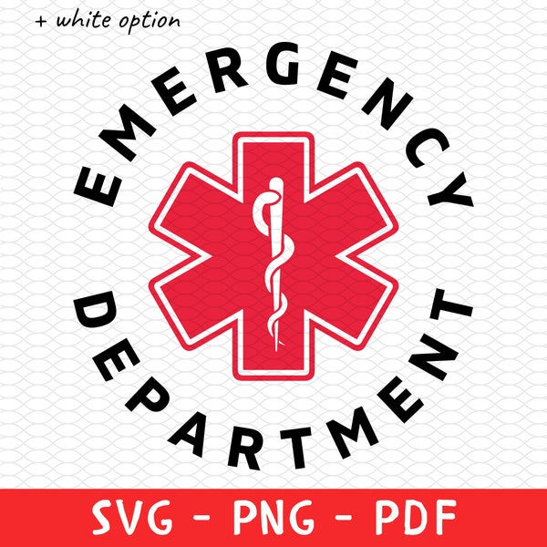 Emergency Department Logo Png Svg - Etsy