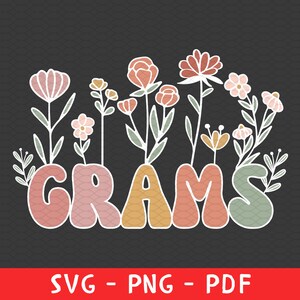 Personalized Grams Shirt Png Svg,custom Gram Gift With Grandkids Names ...