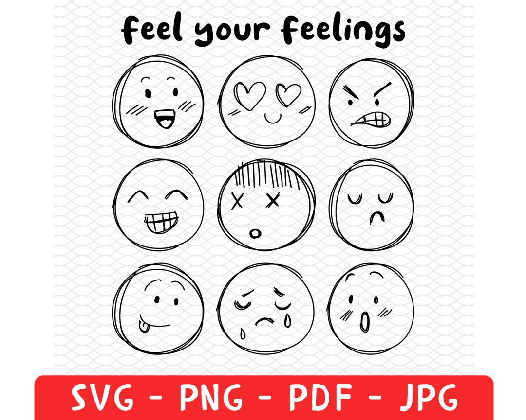 Siente tus sentimientos PNG Trendy svg Positive Aesthetic png - Etsy España