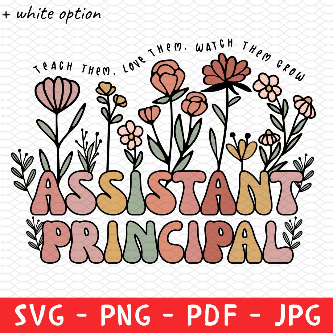 Assistant Principal T Shirt Svg Png, Teacher's Day Gift ,gift for ...