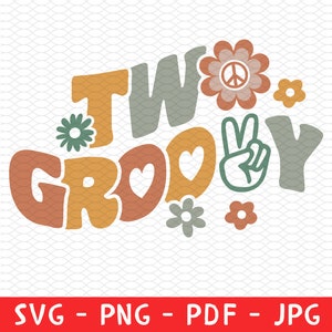 Two Groovy Shirt Png Svg, 2nd Birthday Shirt Png, Two Groovy Kids ...